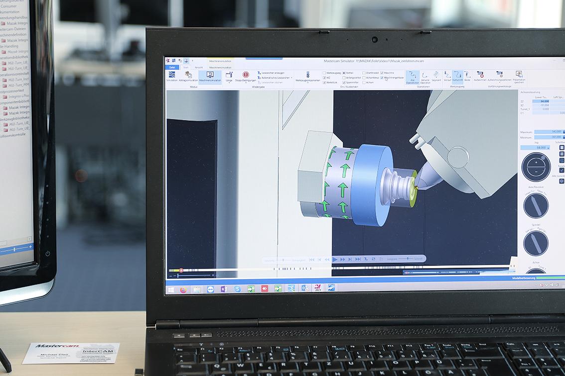 InterCAM: Mit der Mazak Integrex von Oltrogge zeigt Mastercam Mill-Turn ...